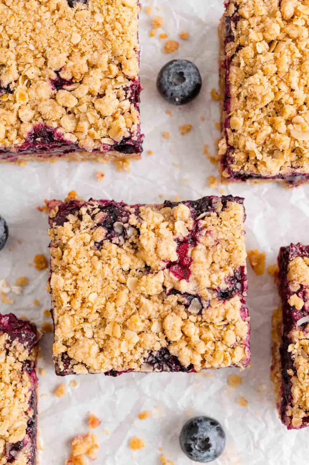 Blueberry Crumb Bars Recipe | Rachel Cooks