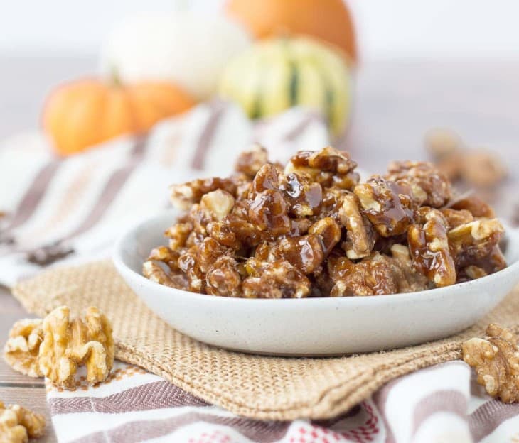 Pumpkin Spice Candied Walnuts Recipe | Rachel Cooks®