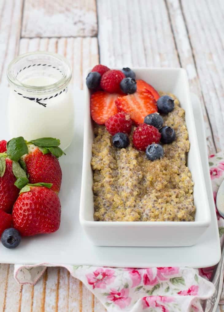 Breakfast Quinoa with Chia and Cinnamon Recipe - Rachel Cooks®