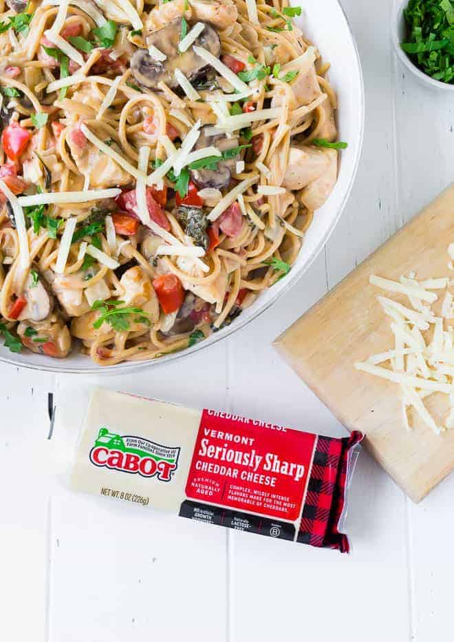 Creamy Chicken Spaghetti - one pan, endless variations! Recipe - Rachel ...
