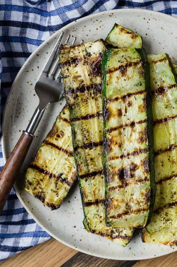 Best Grilled Zucchini - easy technique! Recipe - Rachel Cooks®