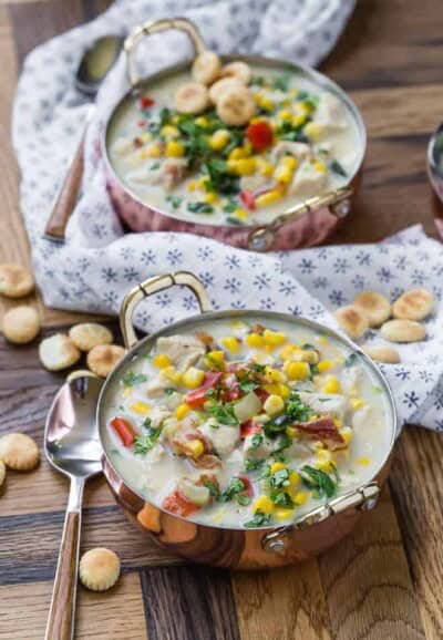 Chicken Corn Chowder (healthy!) Recipe - Rachel Cooks®