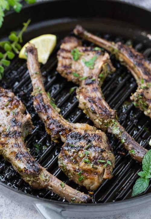 Marinated Lamb Chops with Garlic and Herbs Recipe - Rachel Cooks®
