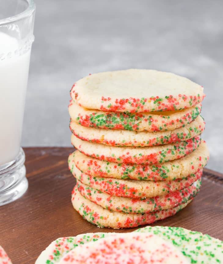 Sand Tart Cookies (Slice & Bake Buttery Sugar Cookies) Recipe - Rachel ...