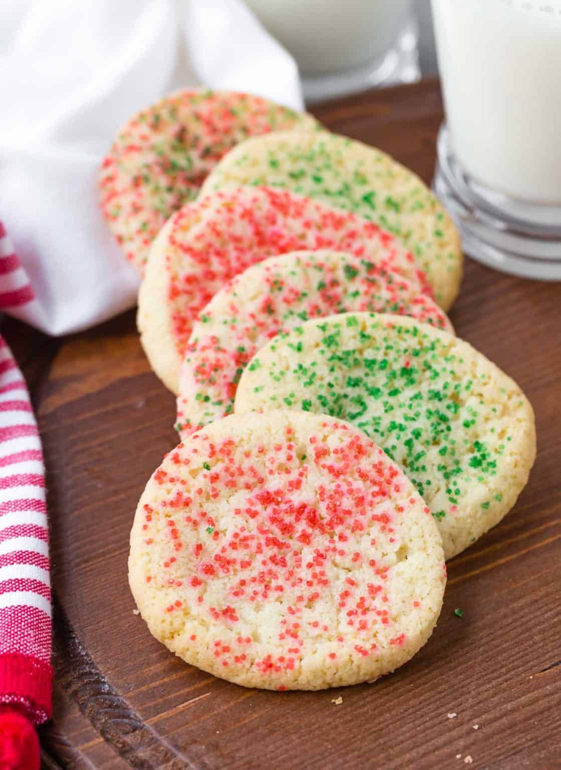 Sand Tart Cookies (Slice & Bake Buttery Sugar Cookies) Recipe - Rachel ...