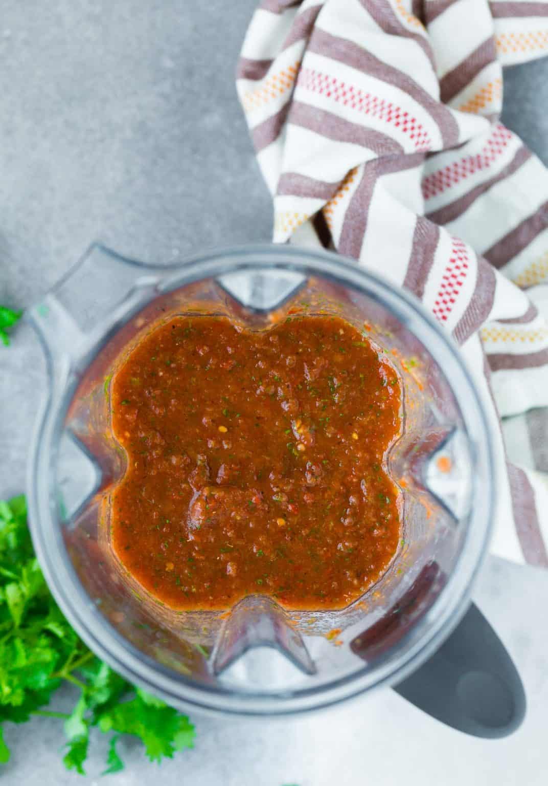 Chipotle Salsa (easy blender recipe)