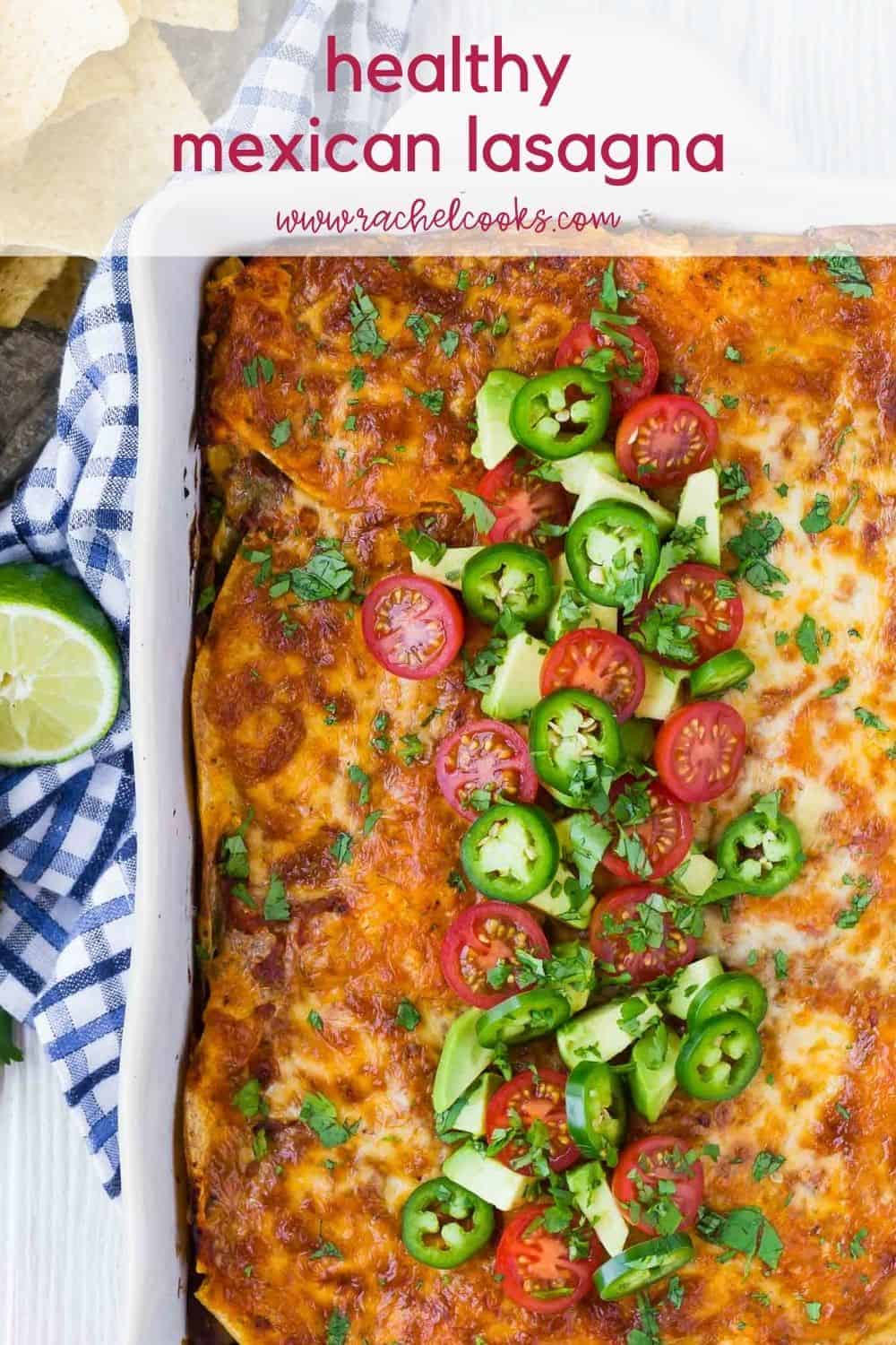 Healthy Mexican Lasagna with Swiss Chard Recipe - Rachel Cooks®