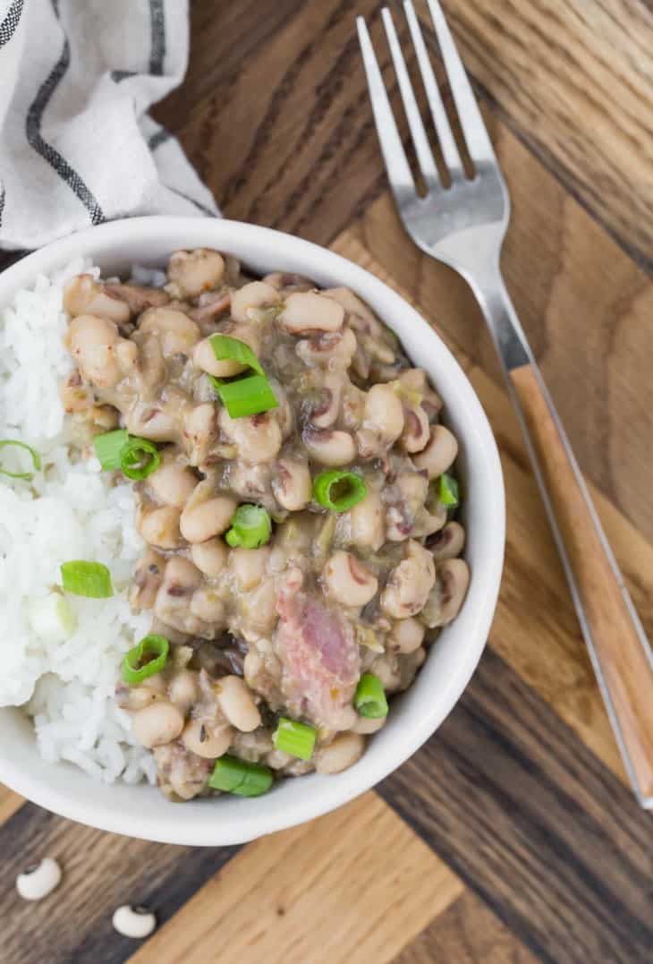 Hoppin' John Recipe - Black Eyed Peas & Rice Recipe - Rachel Cooks®