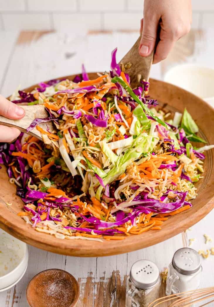Asian Salad - Crunchy & Flavorful! Recipe - Rachel Cooks®