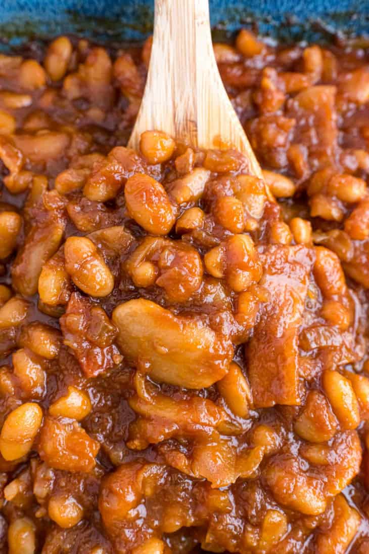 Baked Beans Recipe - sweet, tangy, & easy! Recipe - Rachel Cooks®