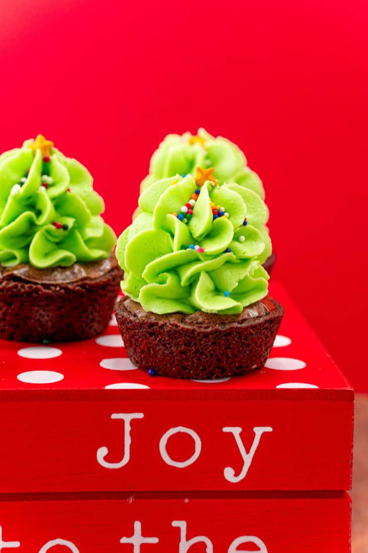 Christmas Tree Brownie Bites Recipe - Rachel Cooks®