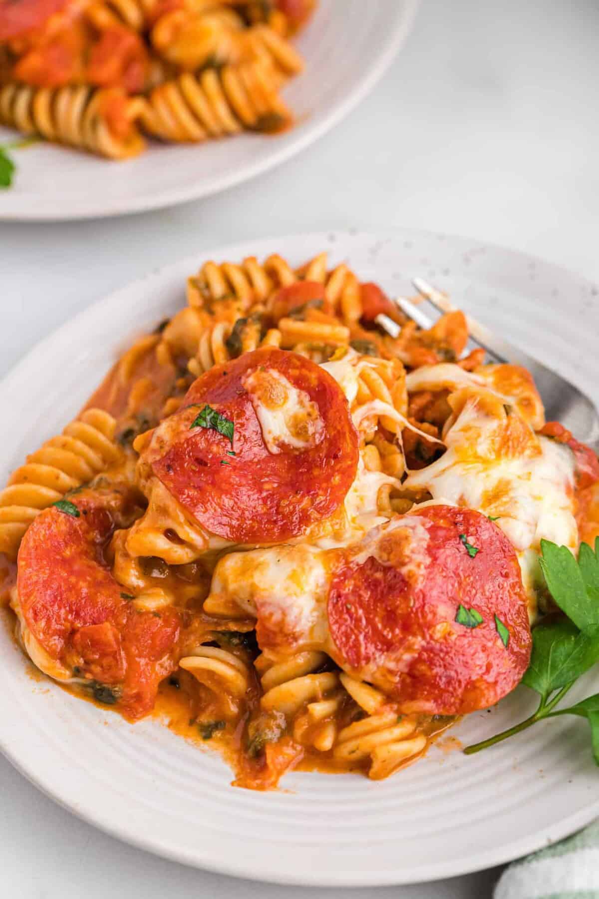 Pizza Pasta - 1 pan, 20 minutes Recipe - Rachel Cooks®
