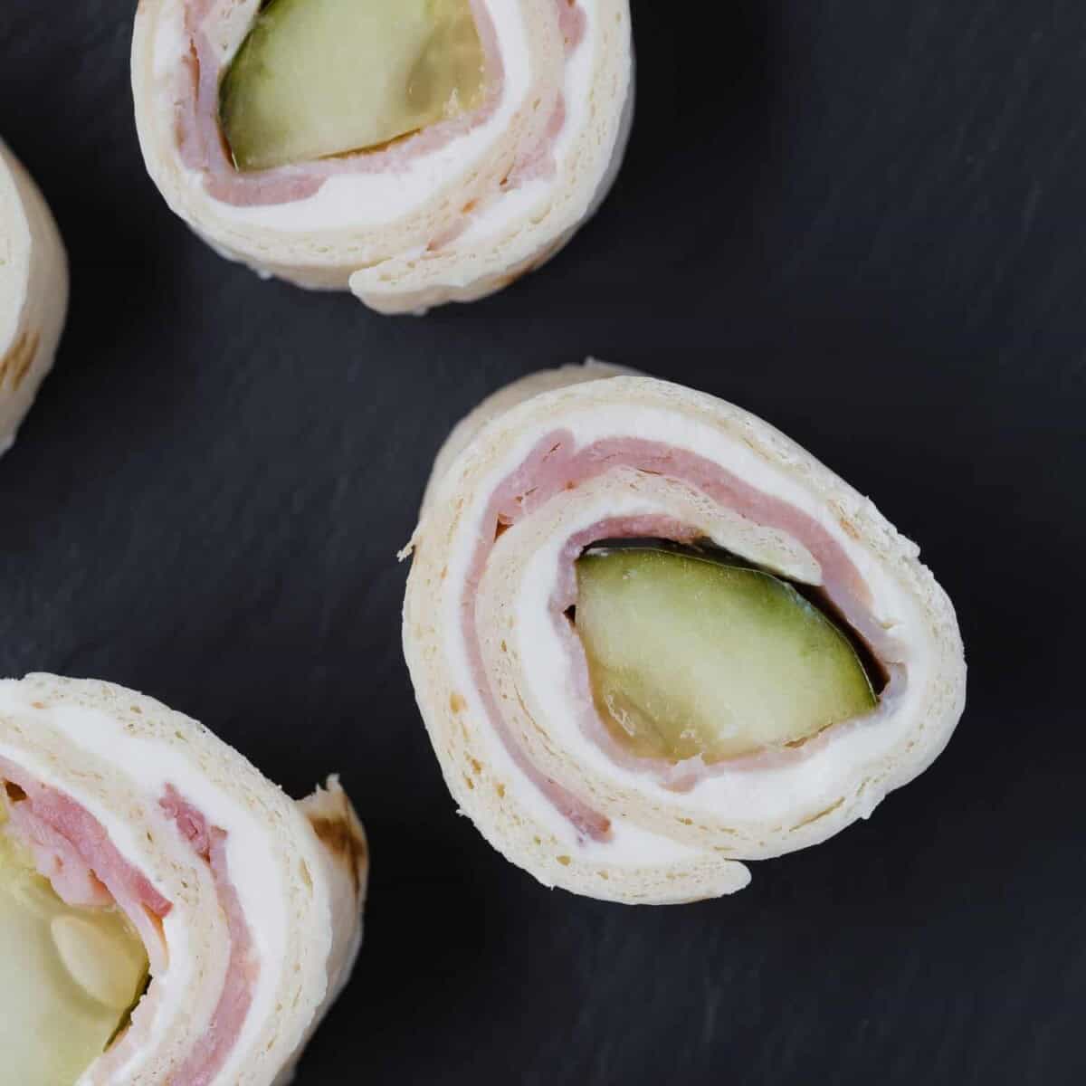Pickle Roll Ups with Ham (Pinwheels) Recipe - Rachel Cooks®
