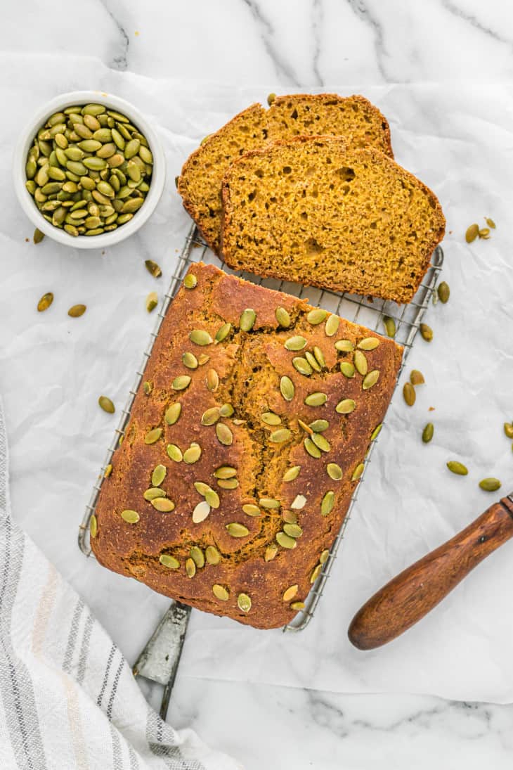 Healthy Pumpkin Bread Recipe | Rachel Cooks®