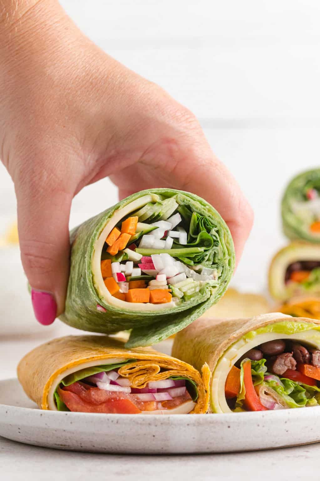 Veggie Wrap Recipe - Rachel Cooks®