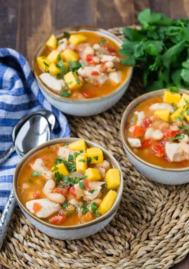 Jerk Chicken Chili - easy one pan meal! Recipe - Rachel Cooks®