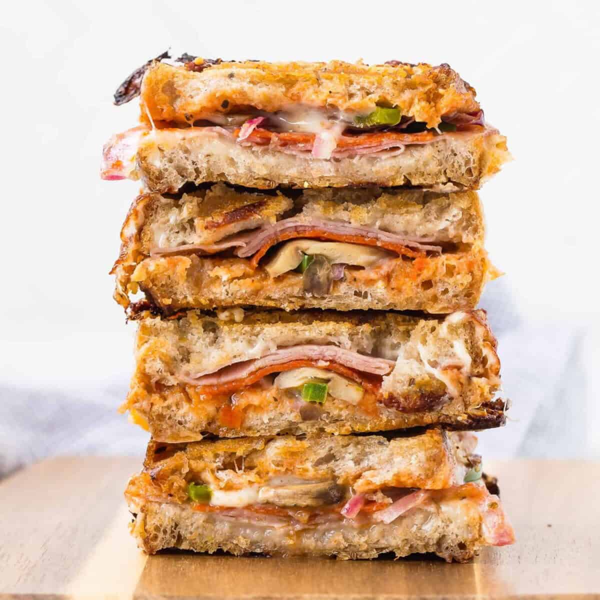 Pizza Panini Sandwiches Recipe - Rachel Cooks®