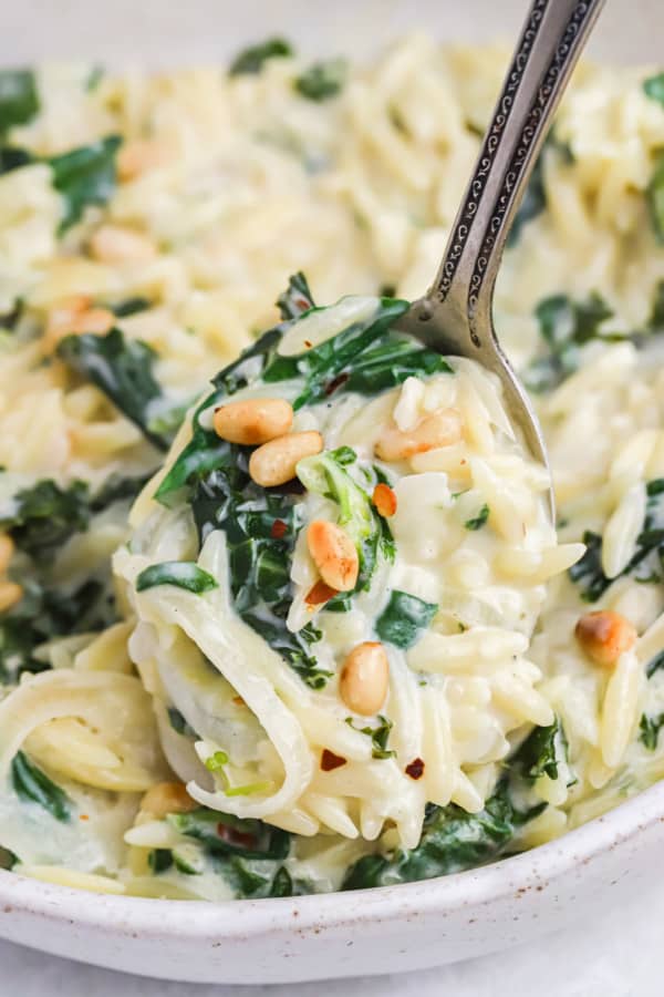 Creamy Lemon Orzo with Greens (one pan) Recipe - Rachel Cooks®