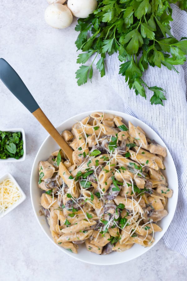 Chicken Marsala Pasta - One Pan! Recipe - Rachel Cooks®