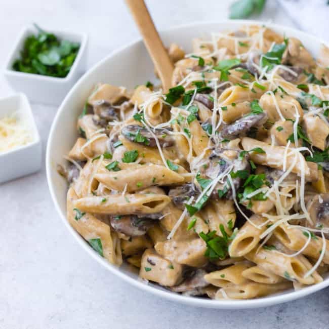 Chicken Marsala Pasta - One Pan! Recipe - Rachel Cooks®