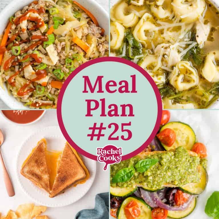 Free Weekly Meal Plans (with Grocery Lists!) - Rachel Cooks®