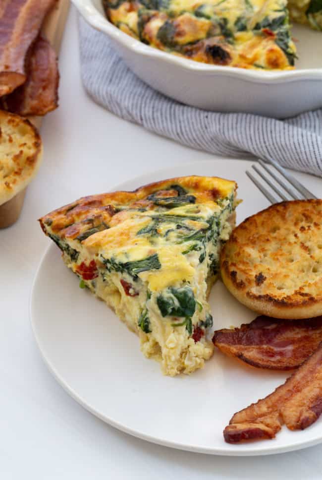 Crustless Quiche (with flavor options) Recipe - Rachel Cooks®