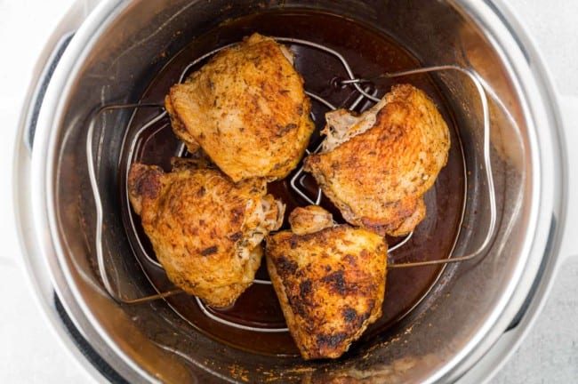 Instant Pot Chicken Thighs Recipe - Rachel Cooks®