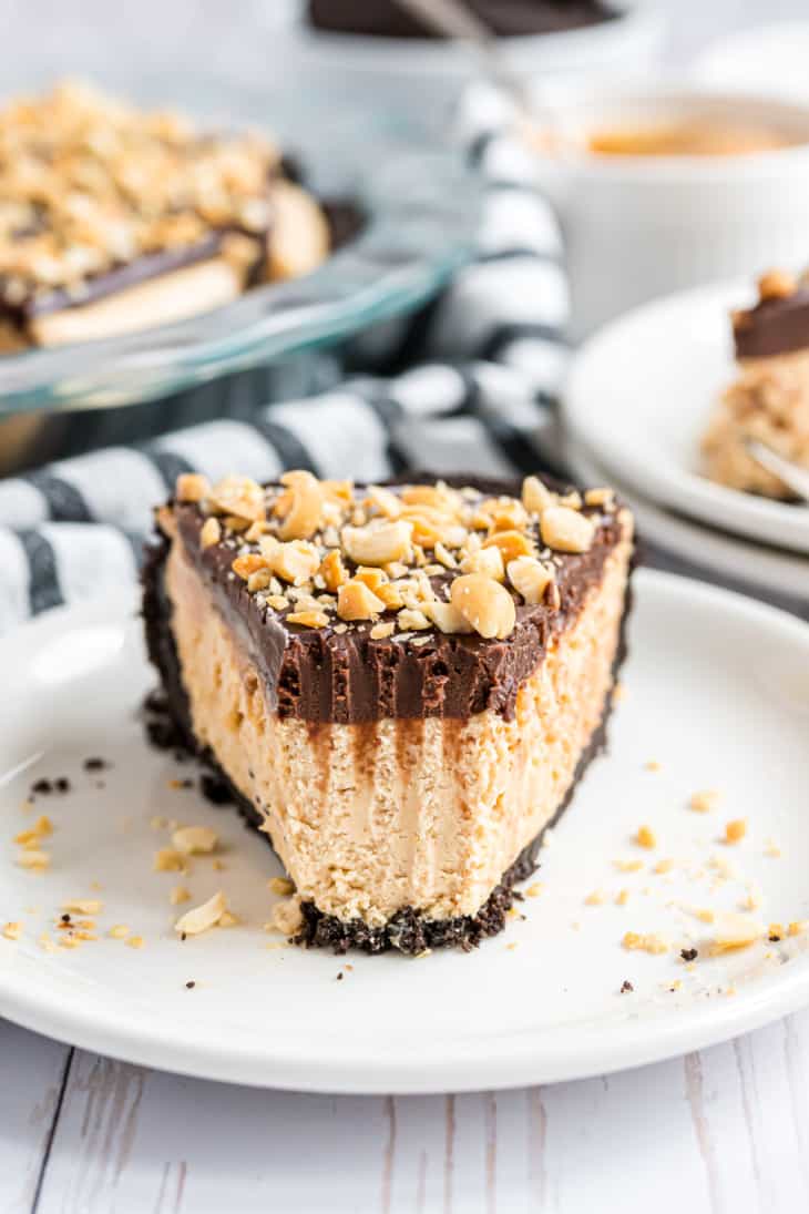 Chocolate Peanut Butter Pie (No Bake)