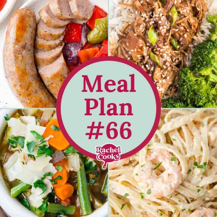 Free Weekly Meal Plans (with Grocery Lists!) - Rachel Cooks®
