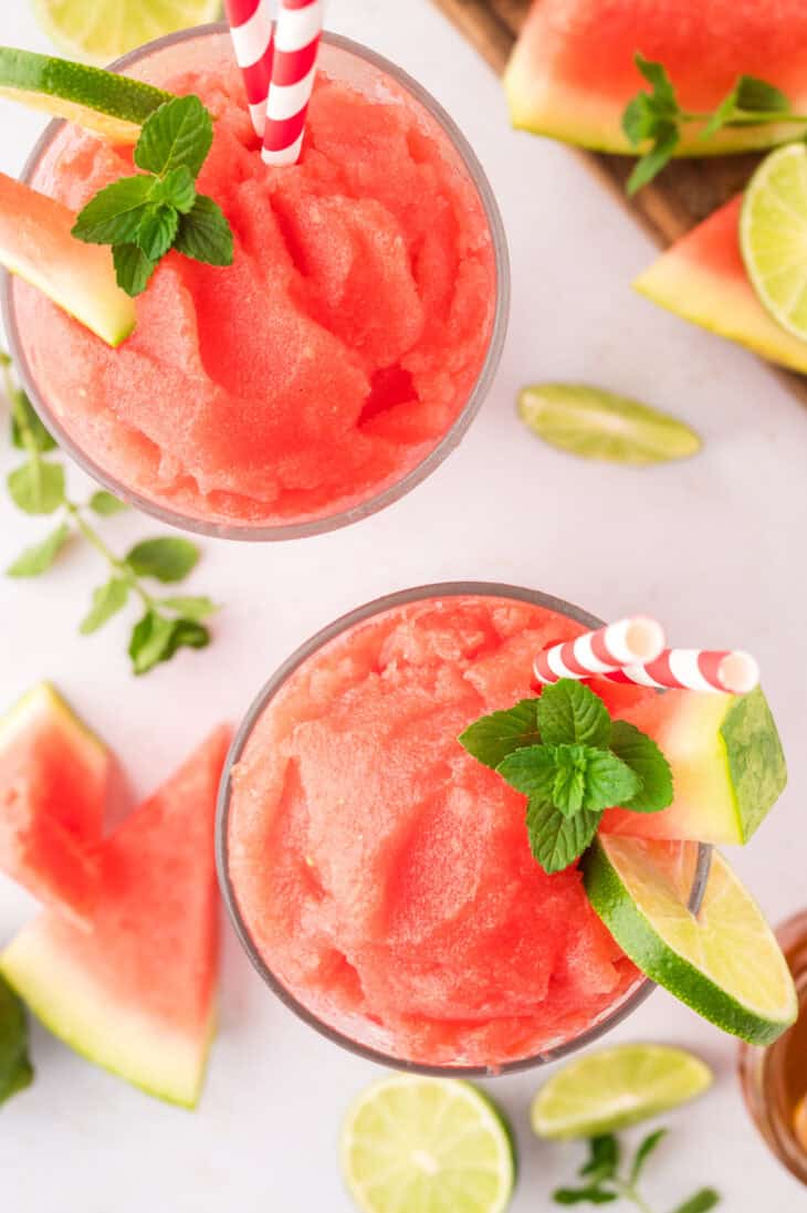 Watermelon Slushie Recipe - Rachel Cooks®