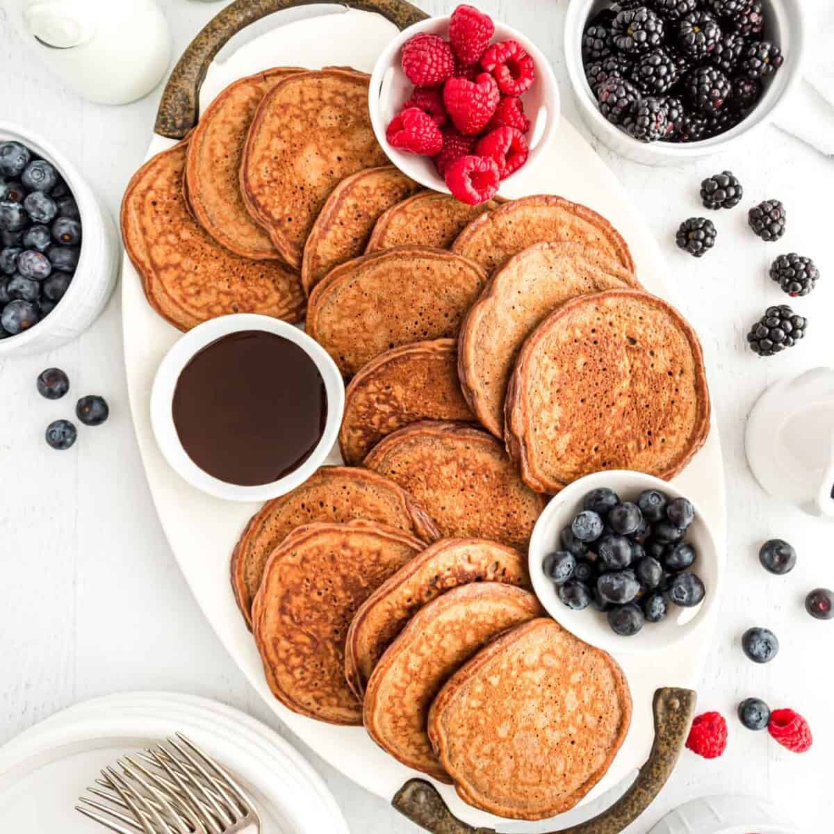 Chocolate Protein Pancakes Recipe - Rachel Cooks®