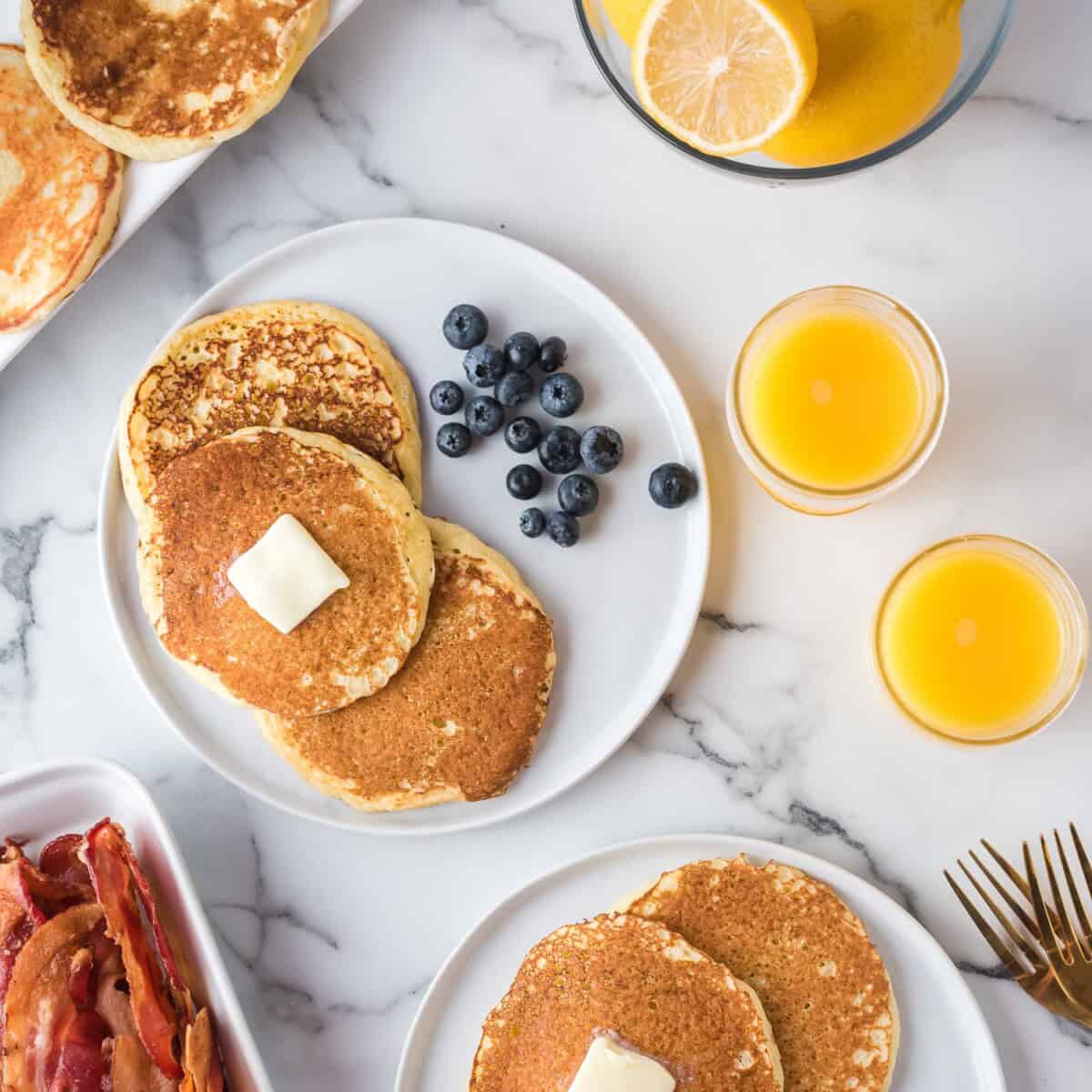 Oat Flour Pancakes - Rachel Cooks®