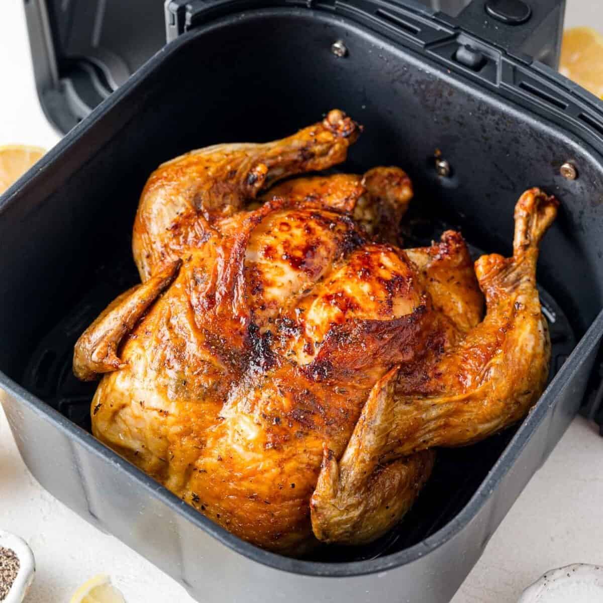 Air Fryer Whole Chicken - Rachel Cooks®