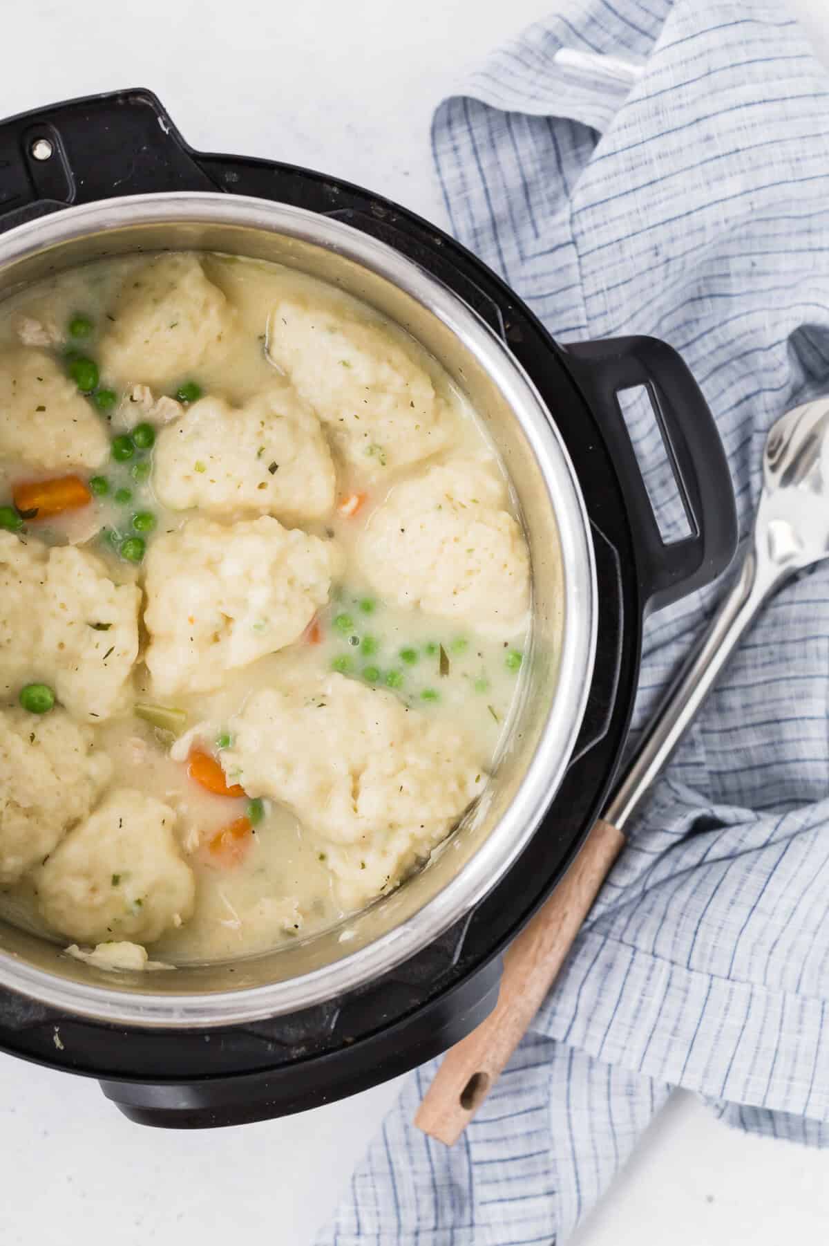 Instant Pot Chicken and Dumplings Recipe - Rachel Cooks®