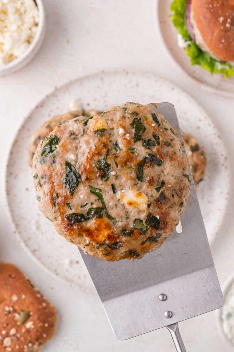 Greek Turkey Burgers