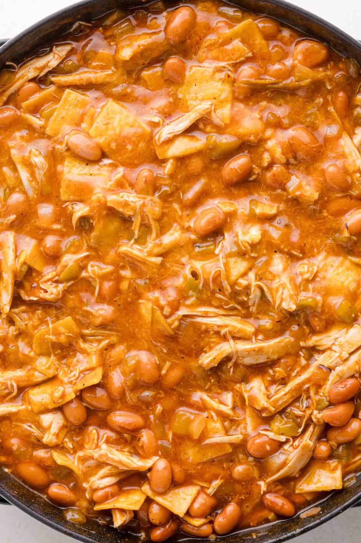 Chicken Enchilada Skillet