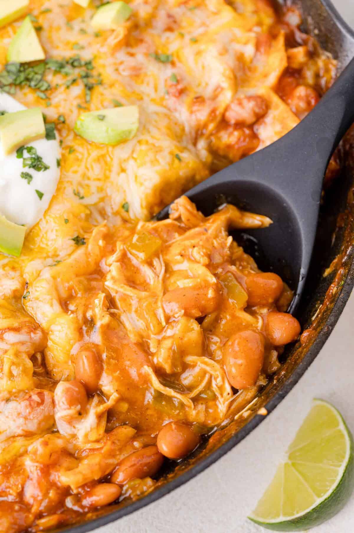 Chicken Enchilada Skillet