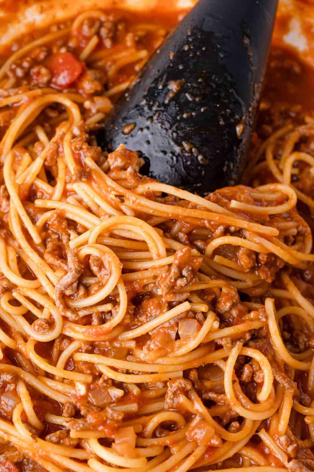 One Pan Spaghetti
