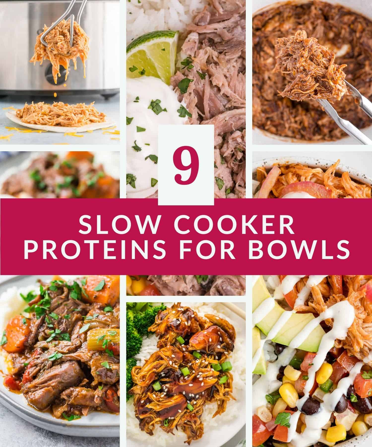9 Slow Cooker Proteins for the Ultimate DIY Bowl Night