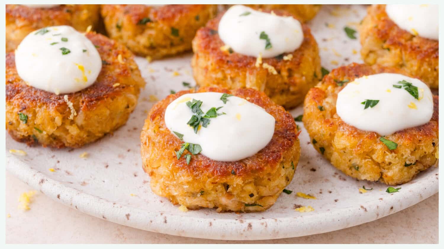 Mini Crab Cakes with Lemon Aioli